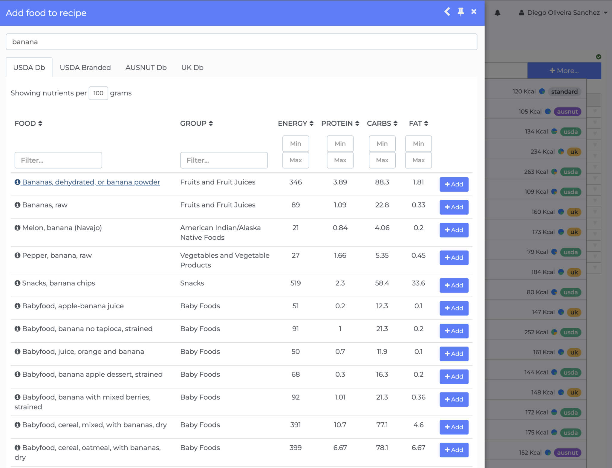 New recipes editor feature at NutriAdmin!