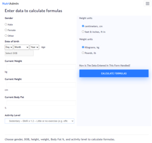Mifflin-St Jeor Equation in Nutrition - NutriAdmin Blog