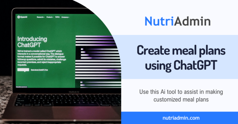 ChatGPT Meal Plan: Time-Saving Nutrition Solution