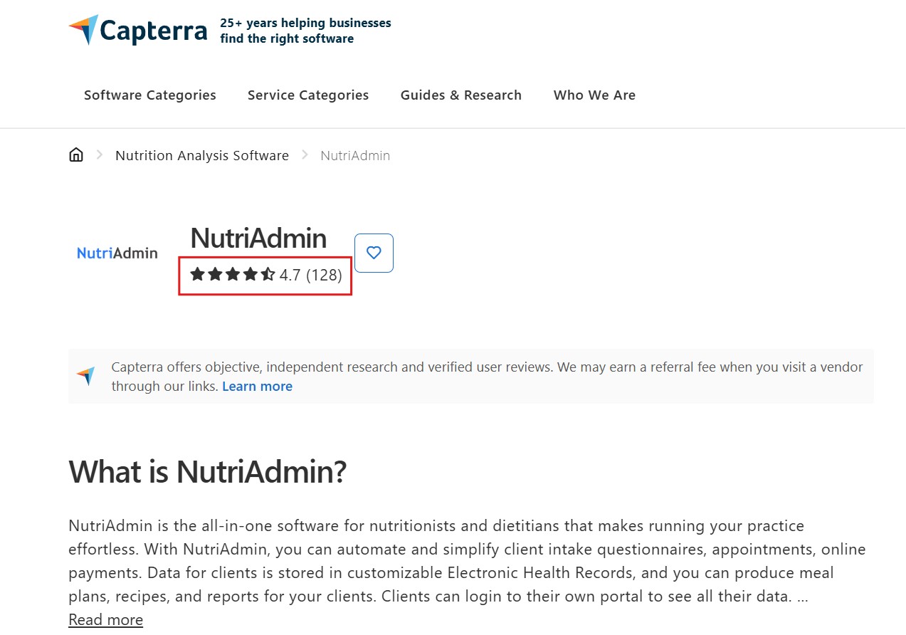 Nutritio vs NutriAdmin, Features and Reviews - NutriAdmin Blog