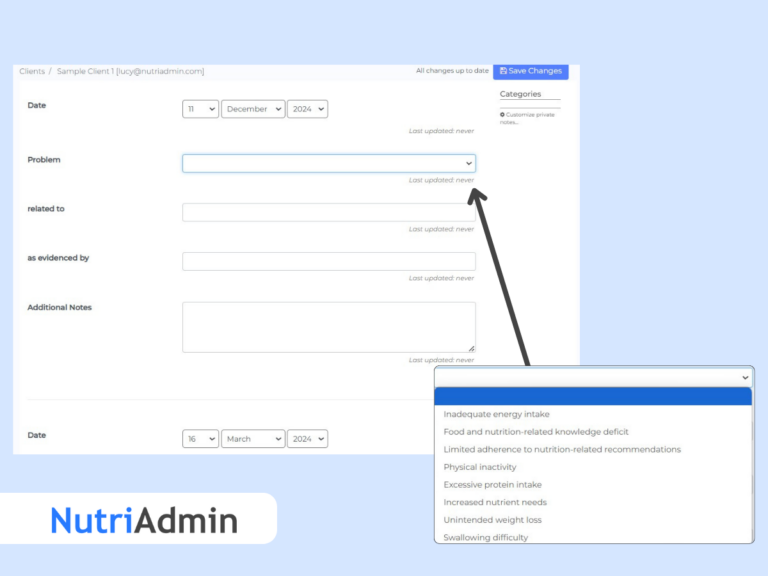 Nutrition Diagnosis: Writing PES Statements - NutriAdmin Blog